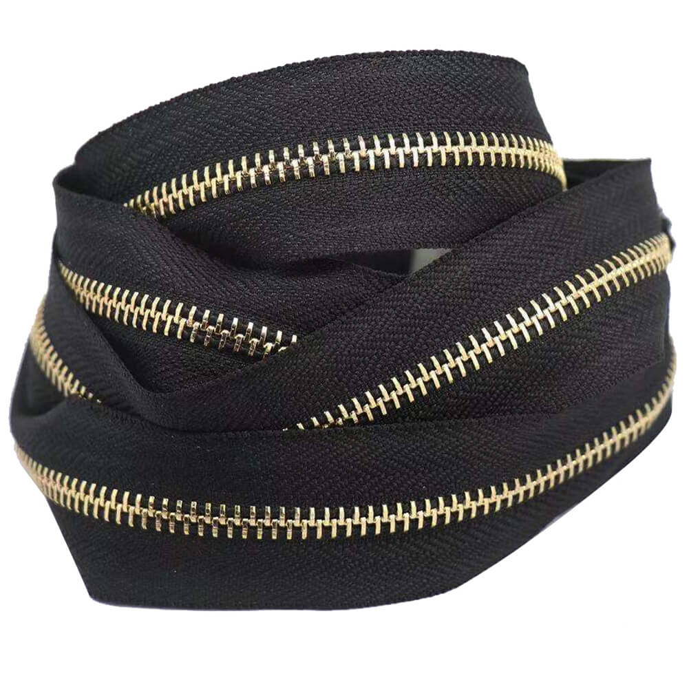 5# Metal Zipper Metal Zipper Brass Separating Jacket Zipper Heavy Duty Metal Zippers for Jackets ...