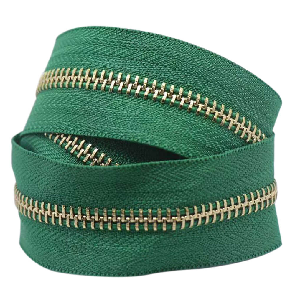 5# Metal Zipper Metal Zipper Brass Separating Jacket Zipper Heavy Duty Metal Zippers for Jackets ...