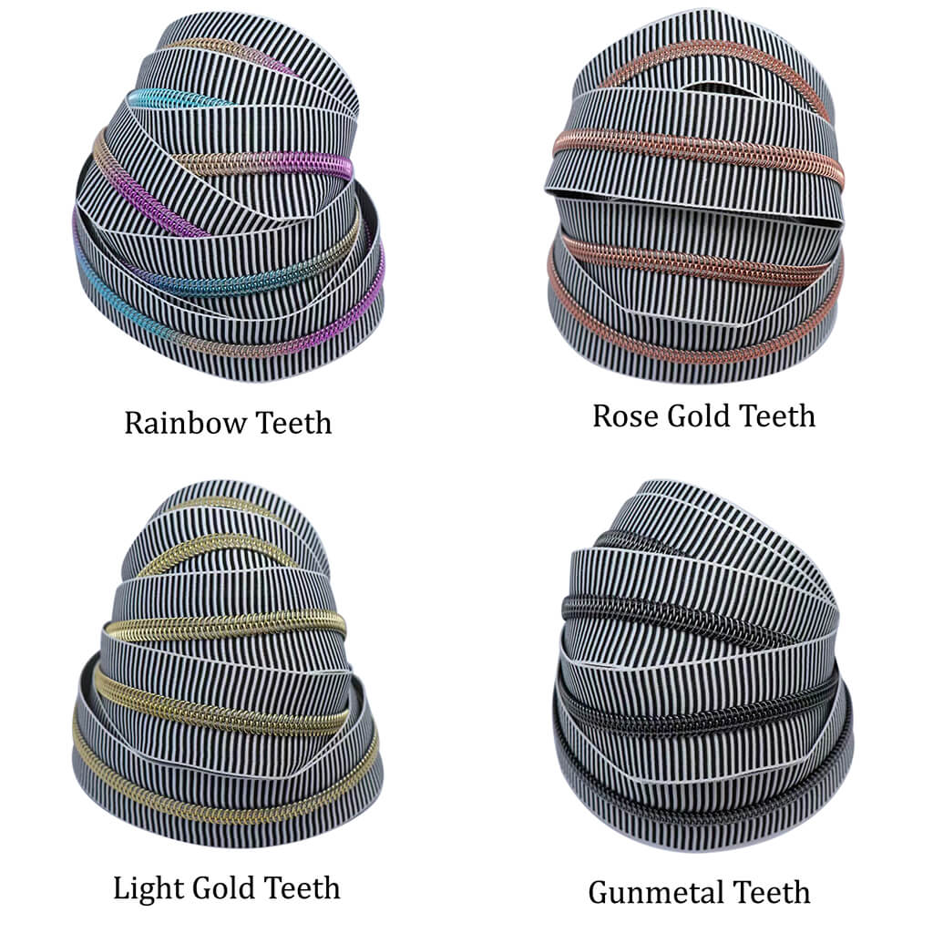 Nylon Zippers Colorful Zippers for Sewing Crafts Nylon Coil Sew Zipper ...