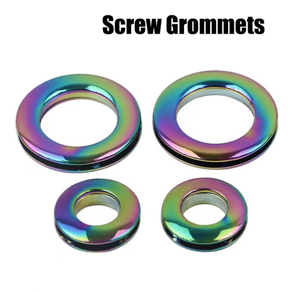 screw grommets Screw-in Eyelet Metal Screw Together Grommets Bag Loop ...