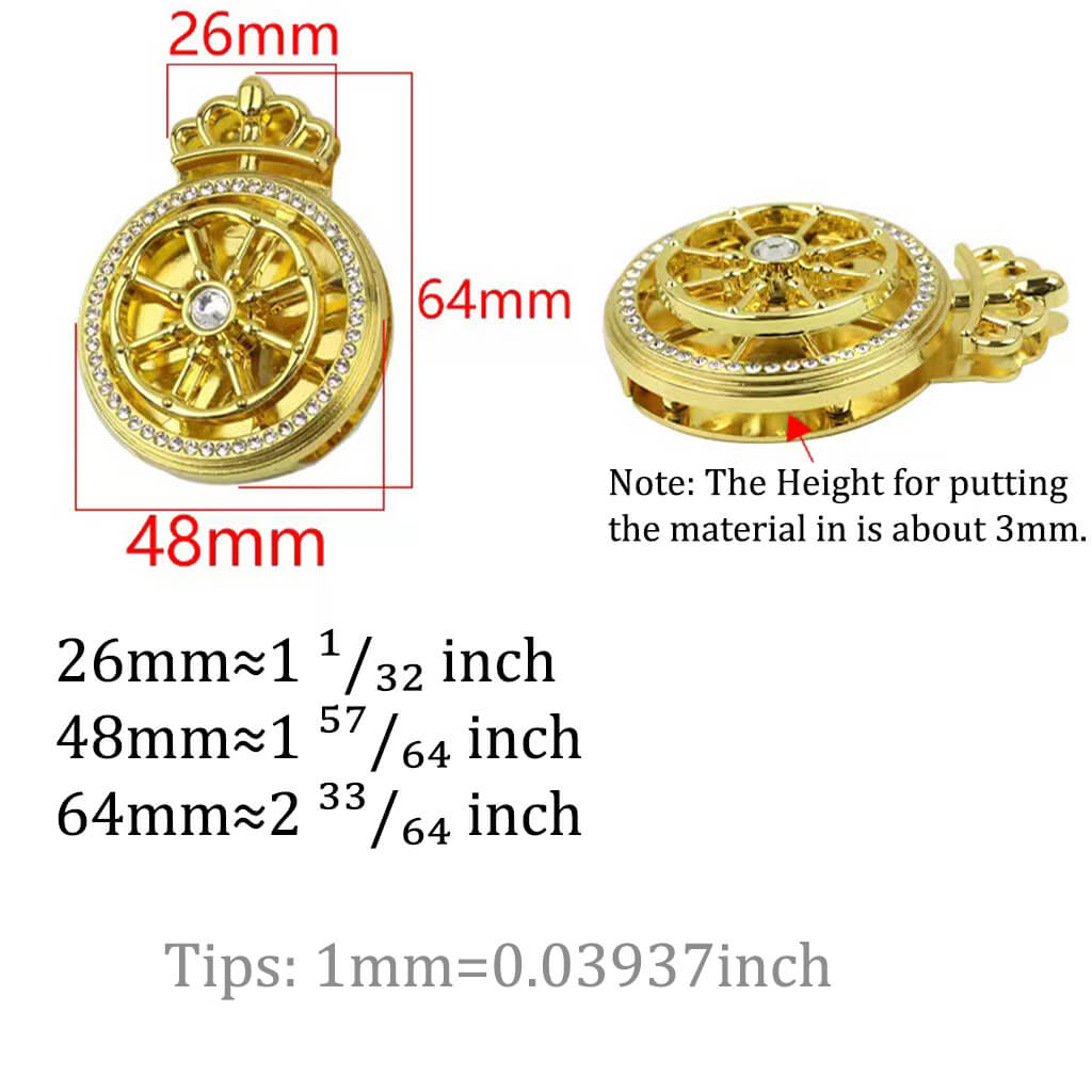 Rhinestone Magnetic Snaps Magnetic Purse Lock Gold purse lock bag lock ...